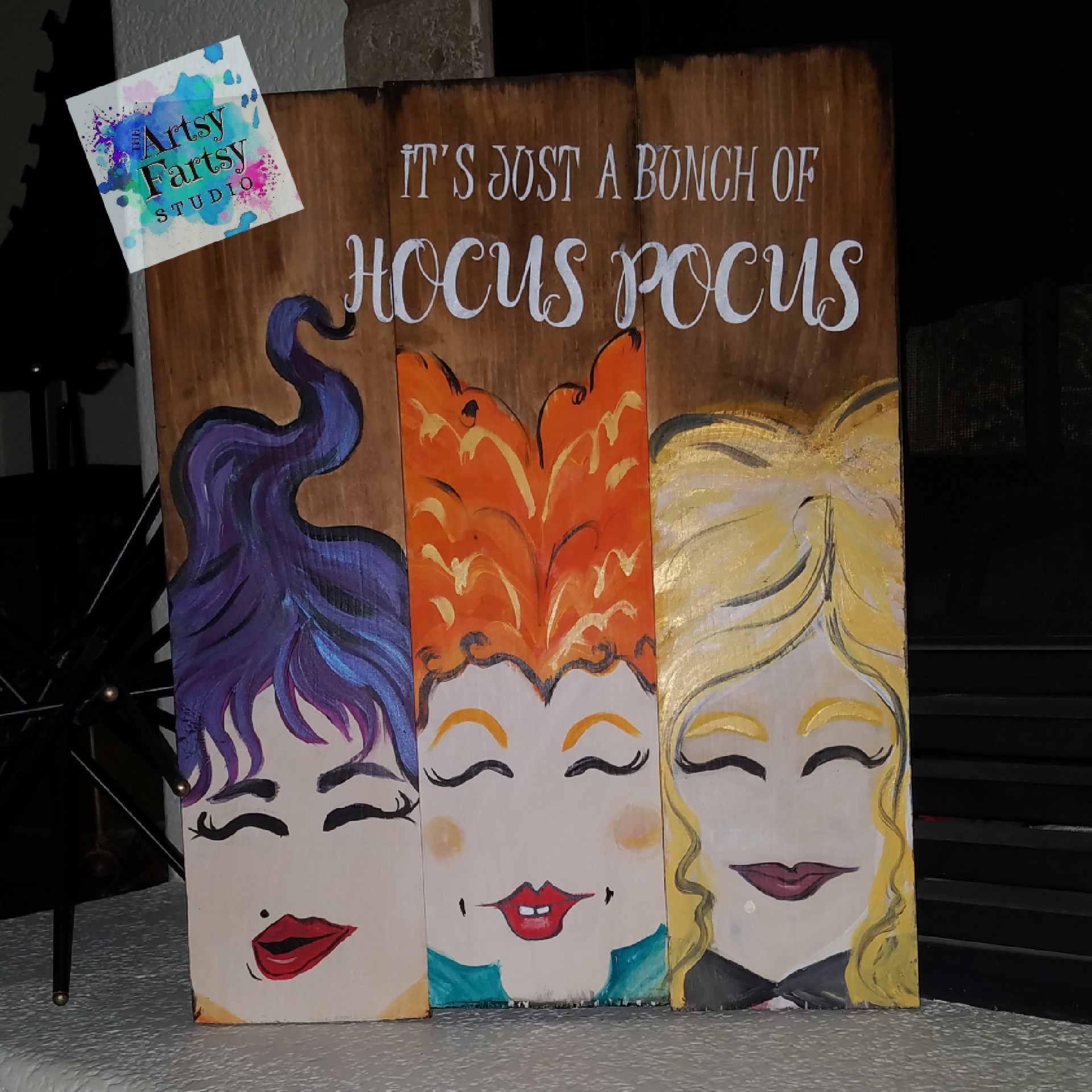 Hocus Pocus Wood Sign – Yuma’s #1 Paint & Sip Studio