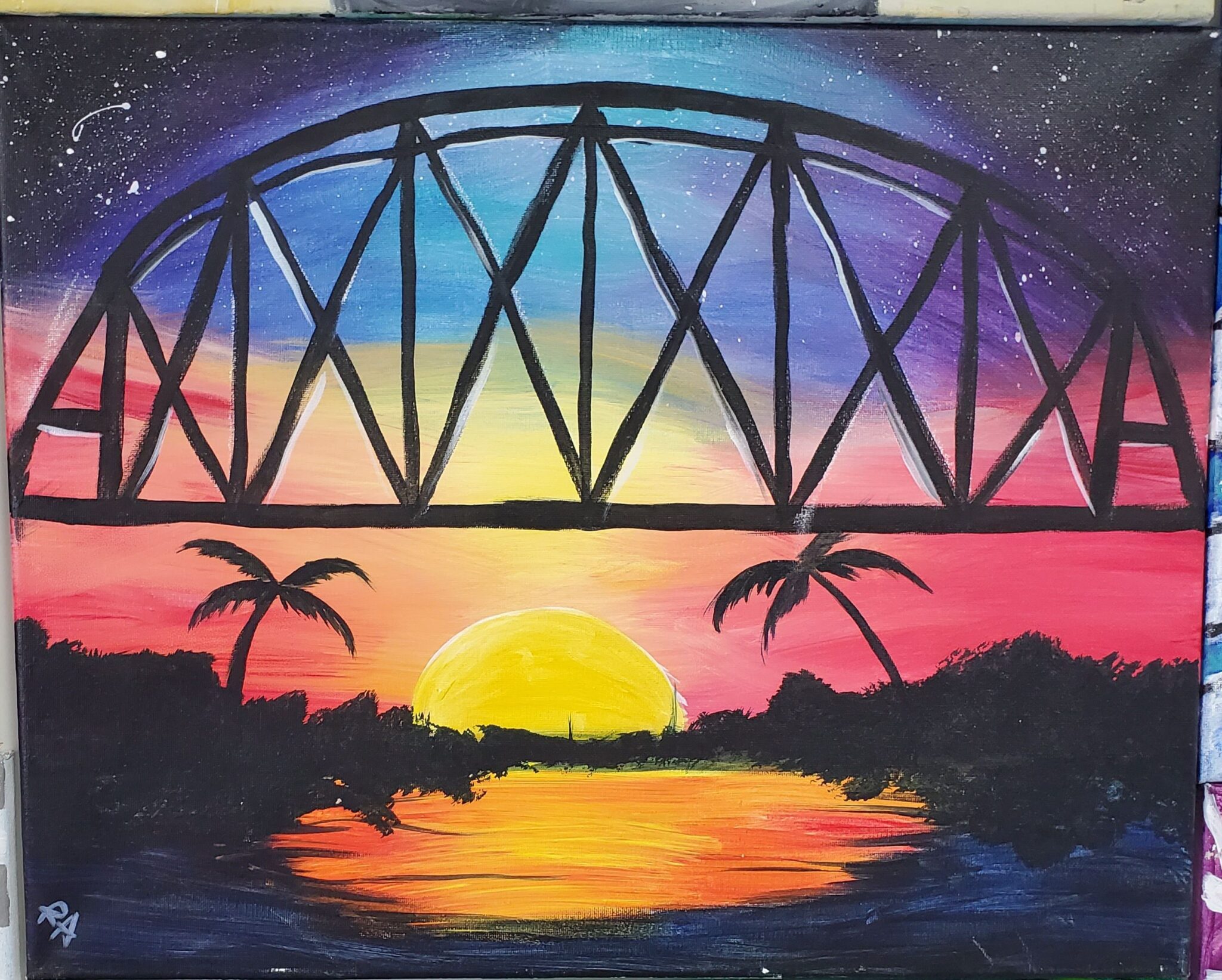 Ocean to Ocean Bridge $35 – Yuma’s #1 Paint & Sip Studio