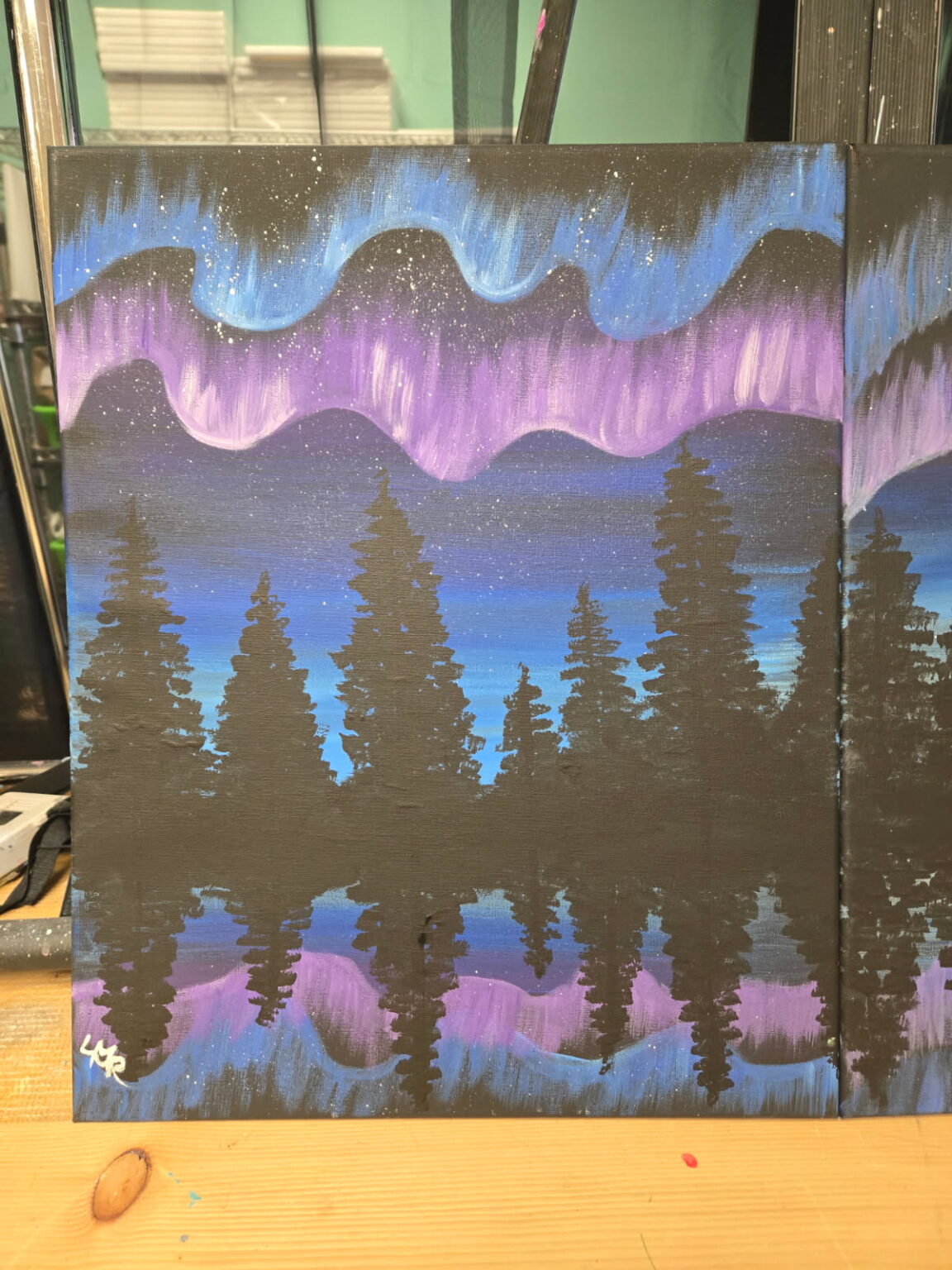 Aurora Reflection $35 – Yuma’s #1 Paint & Sip Studio