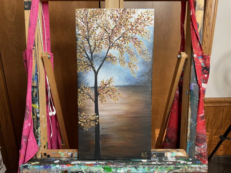 Autumn Gold – Yuma’s #1 Paint & Sip Studio